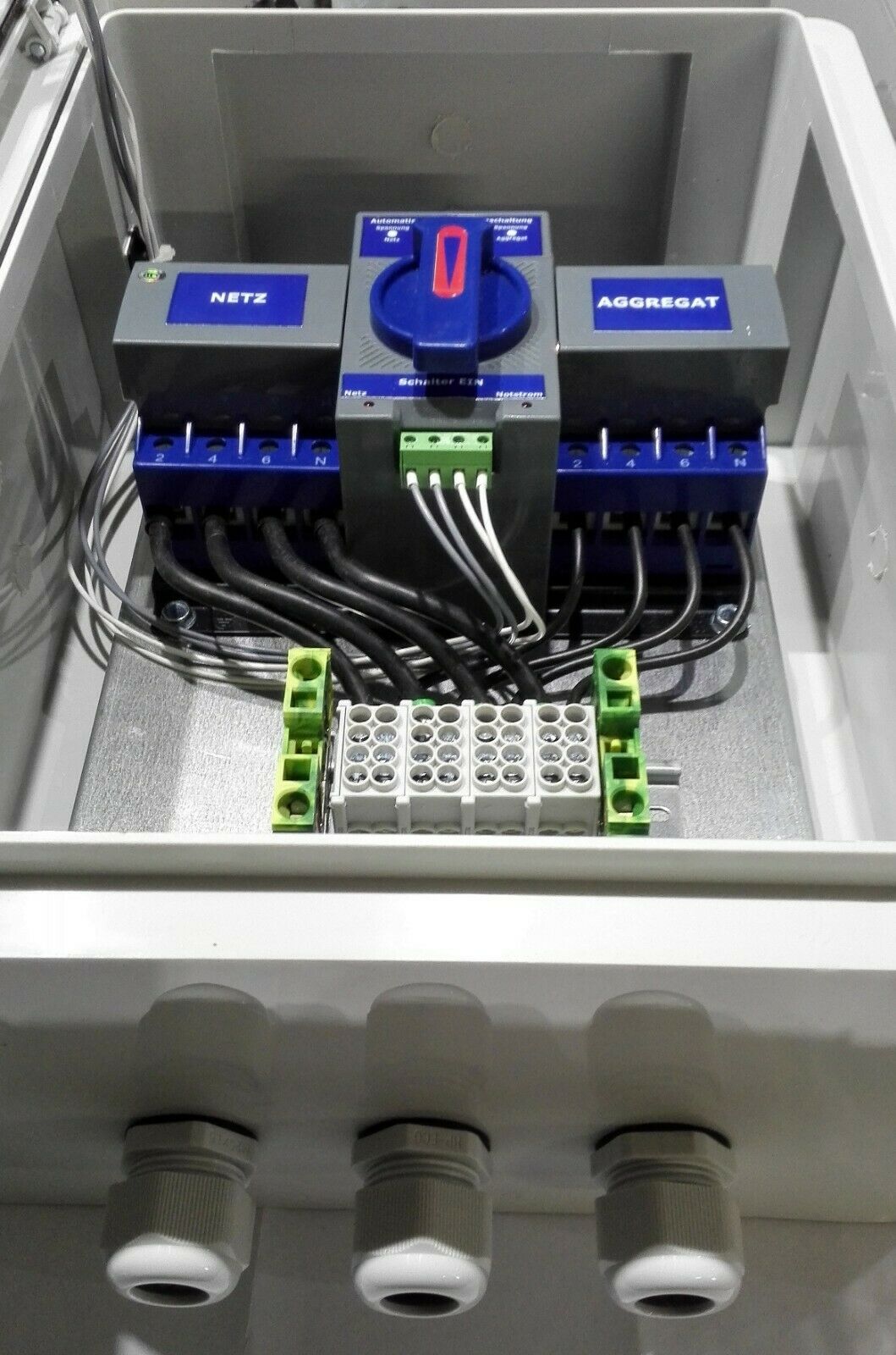 Universale ATS-Box für Hausnotstromversorgung
